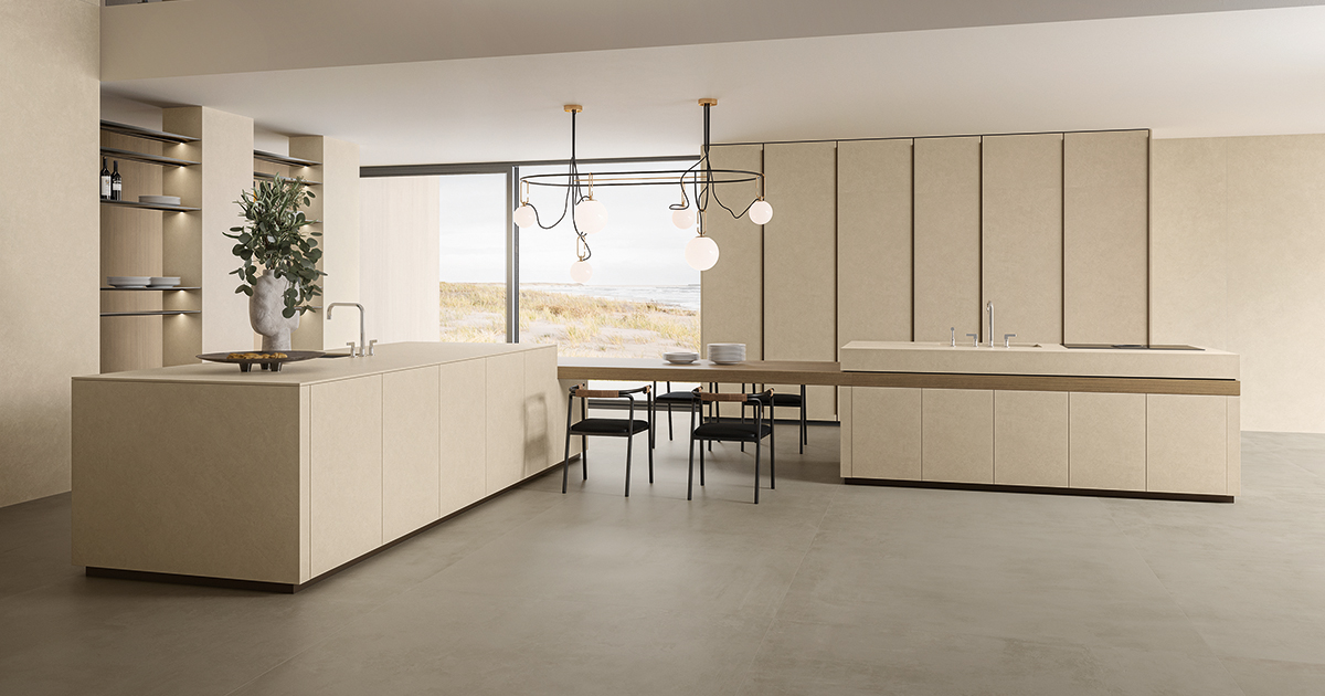 Atlas Plan porcelain stoneware large slabs for limitless design