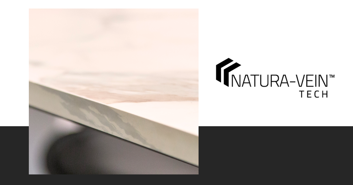 Natura-Vein Tech: Atlas Plan through-body vein stoneware slabs