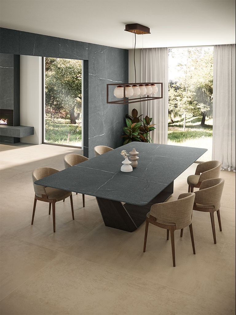 Tile Top Dining Table Jofran Prescott Park 752905 Extension Tile Top