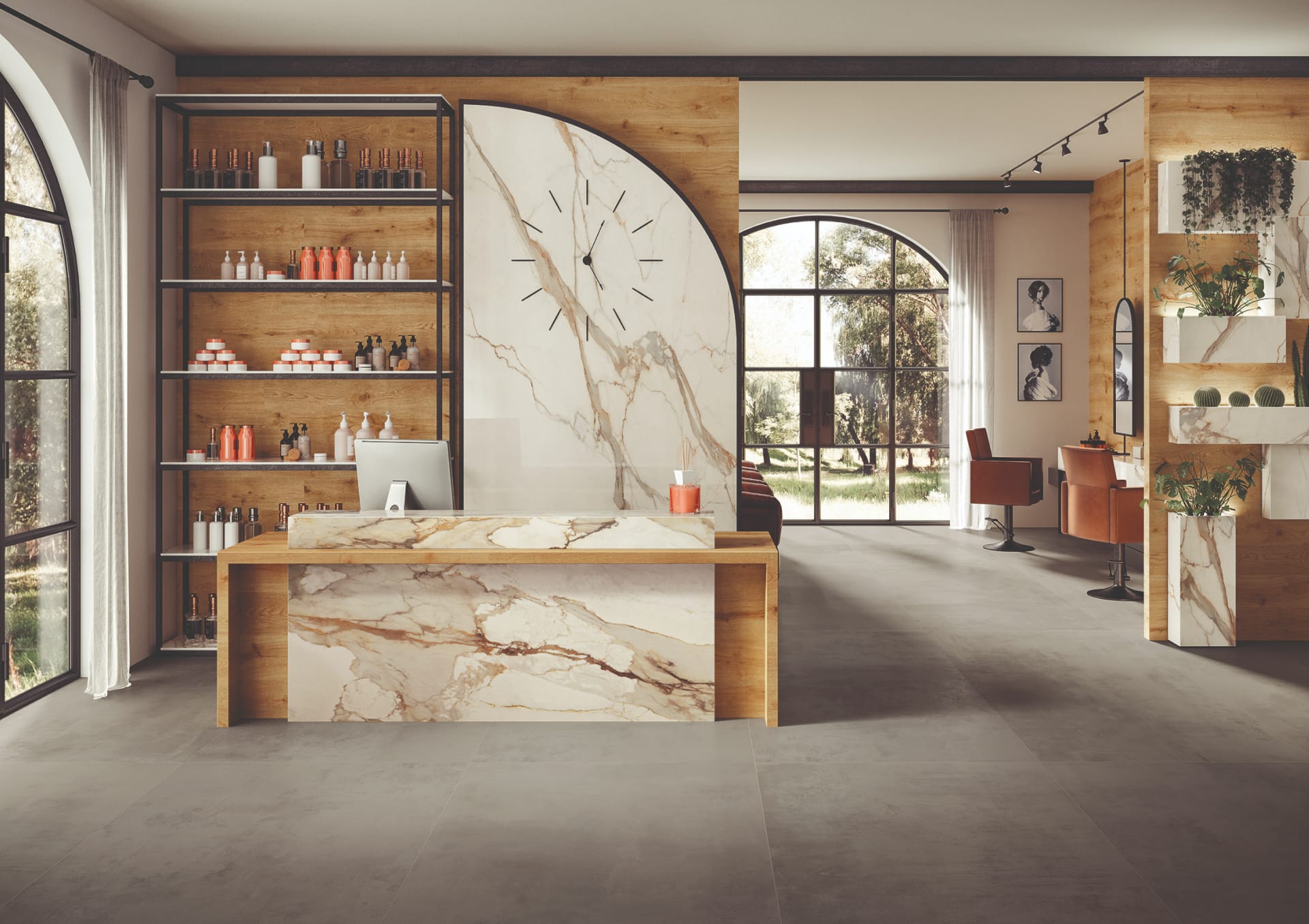 Commercial large porcelain tiles - Atlas Plan